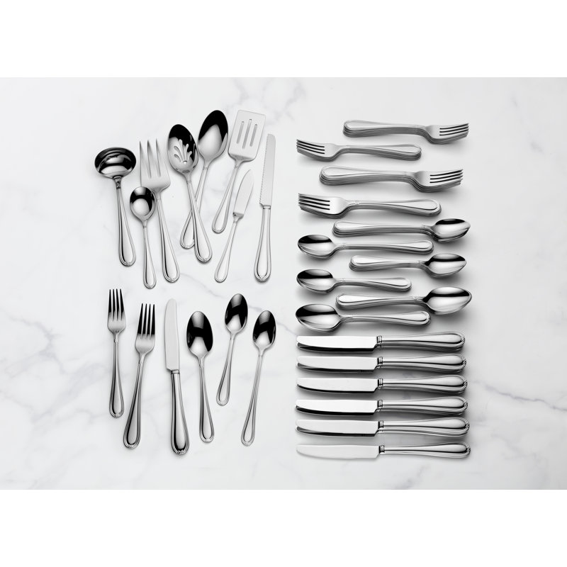 Lenox Ashbridge 80-Piece Flatware Set & Reviews | Wayfair